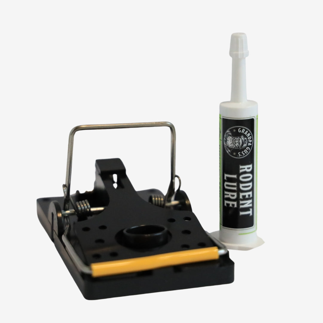 Grandpa Gus's Large Snap Traps + Lure Bundle for Rats